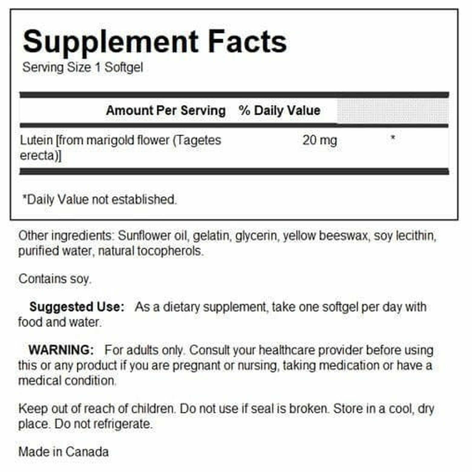 benefits of lutein for eye health