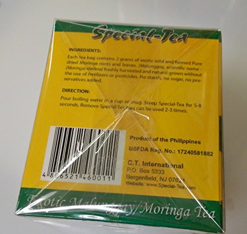 benefits of moringa herbal tea