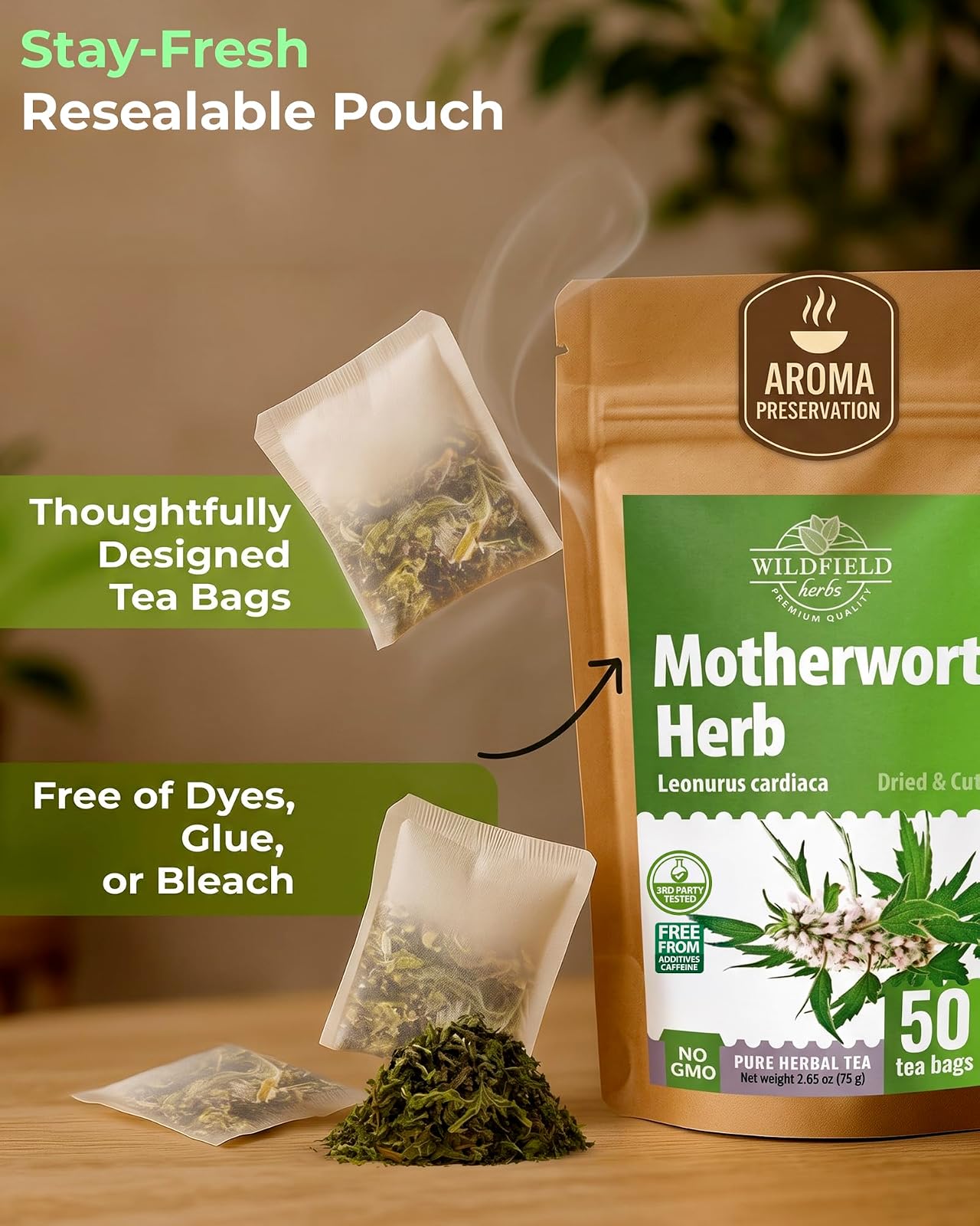benefits of motherwort tea