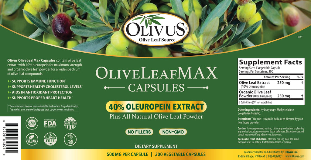 benefits of olive leaf extract