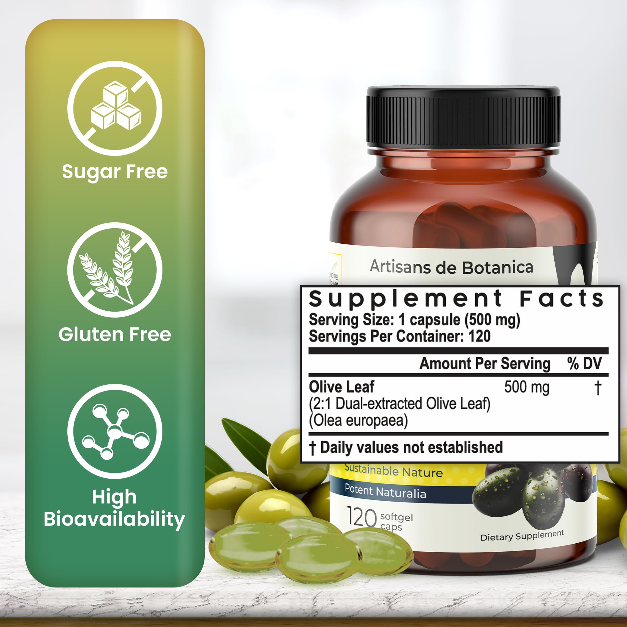 benefits of olive leaf supplements