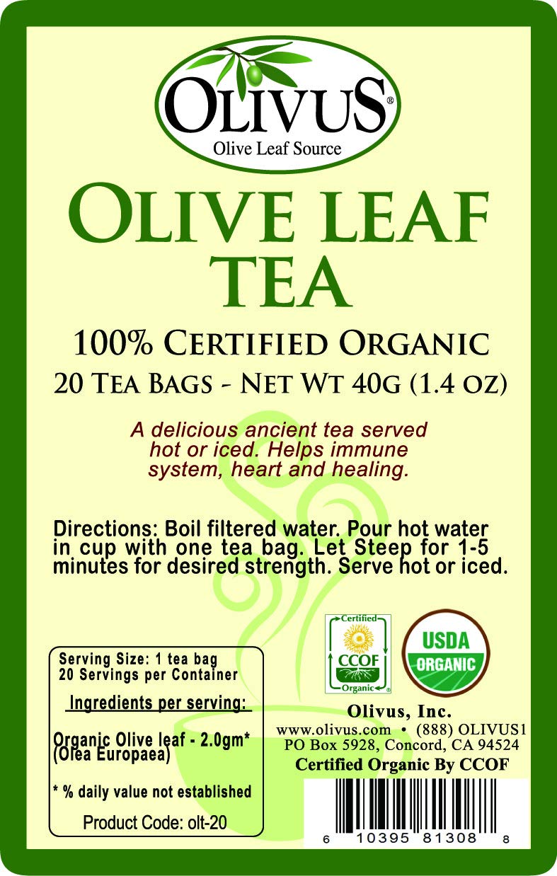 benefits of olive leaf tea