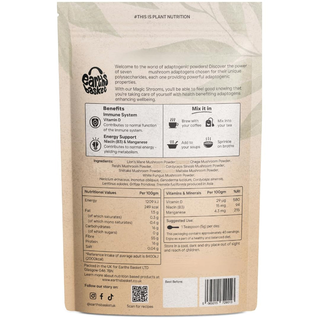 benefits of organic mushrooms