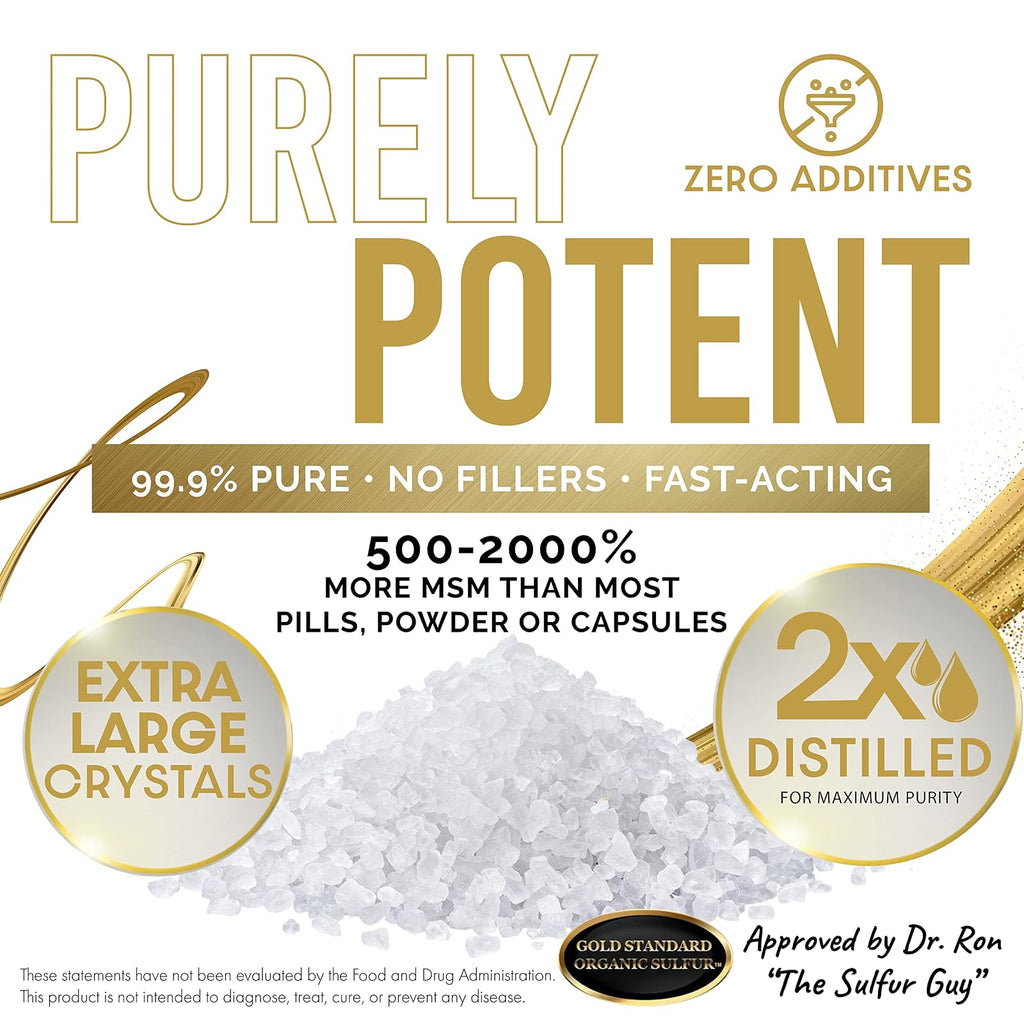 benefits of pure MSM crystals