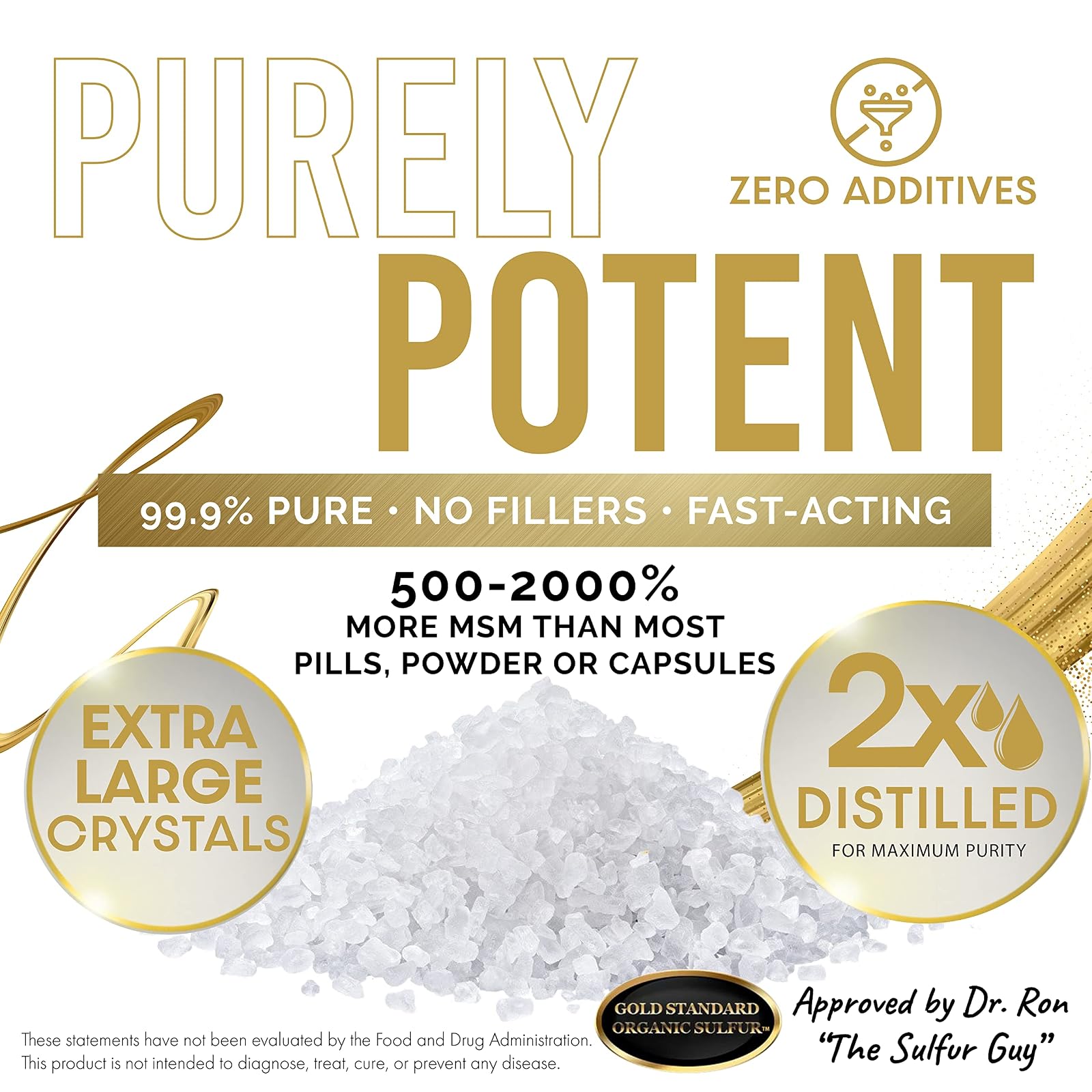 benefits of pure MSM crystals