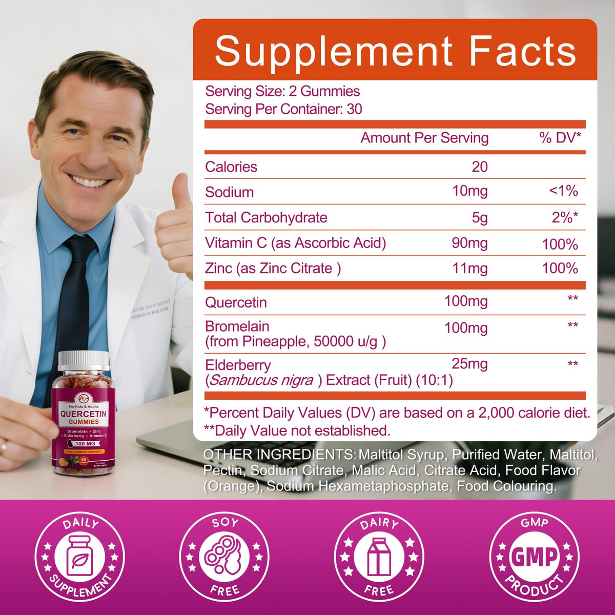 benefits of quercetin for immunity