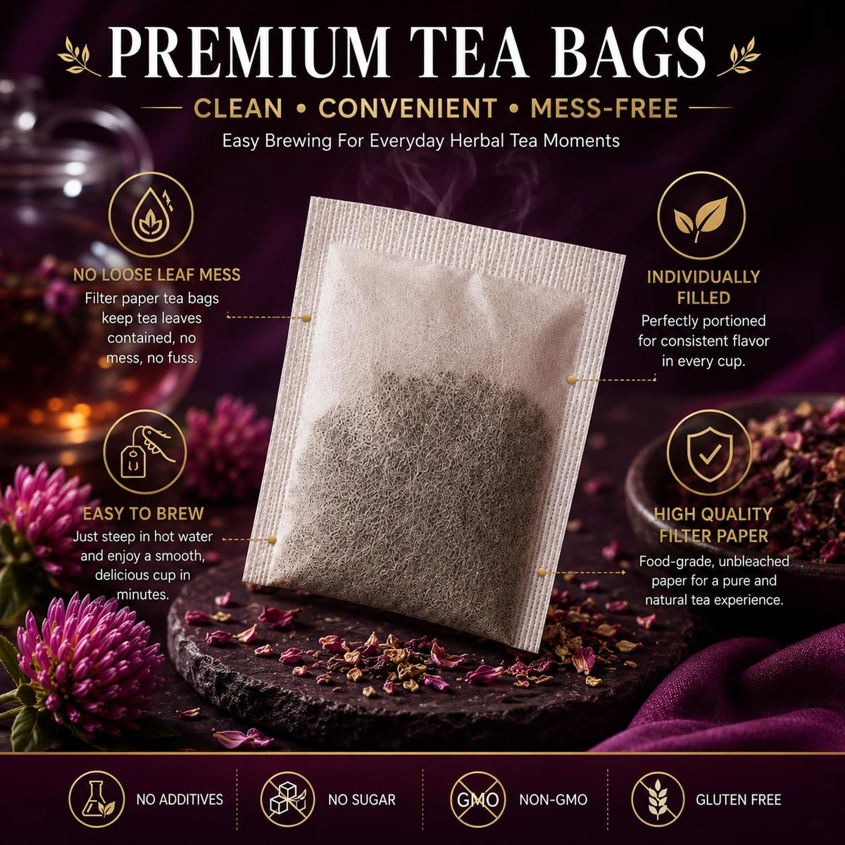 benefits of red clover tea