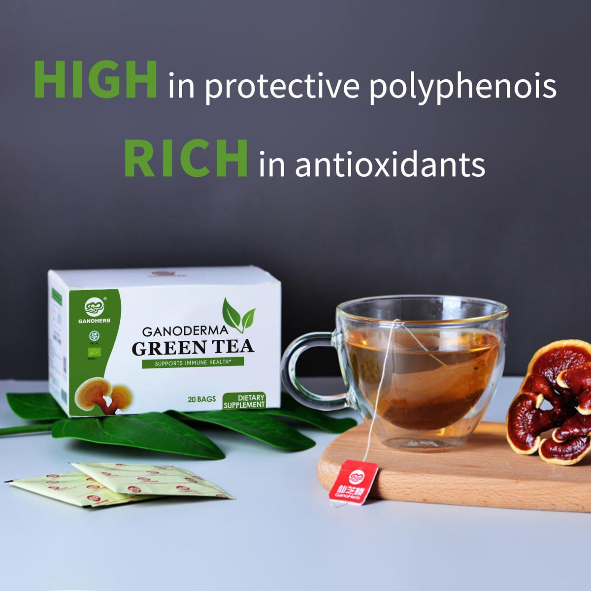 benefits of reishi herbal tea