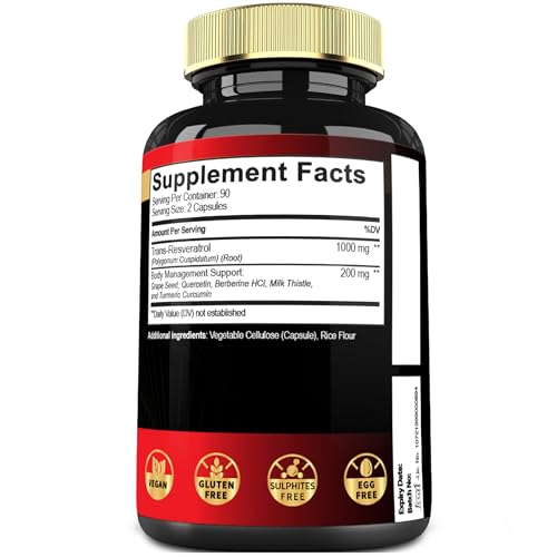 benefits of resveratrol in capsules