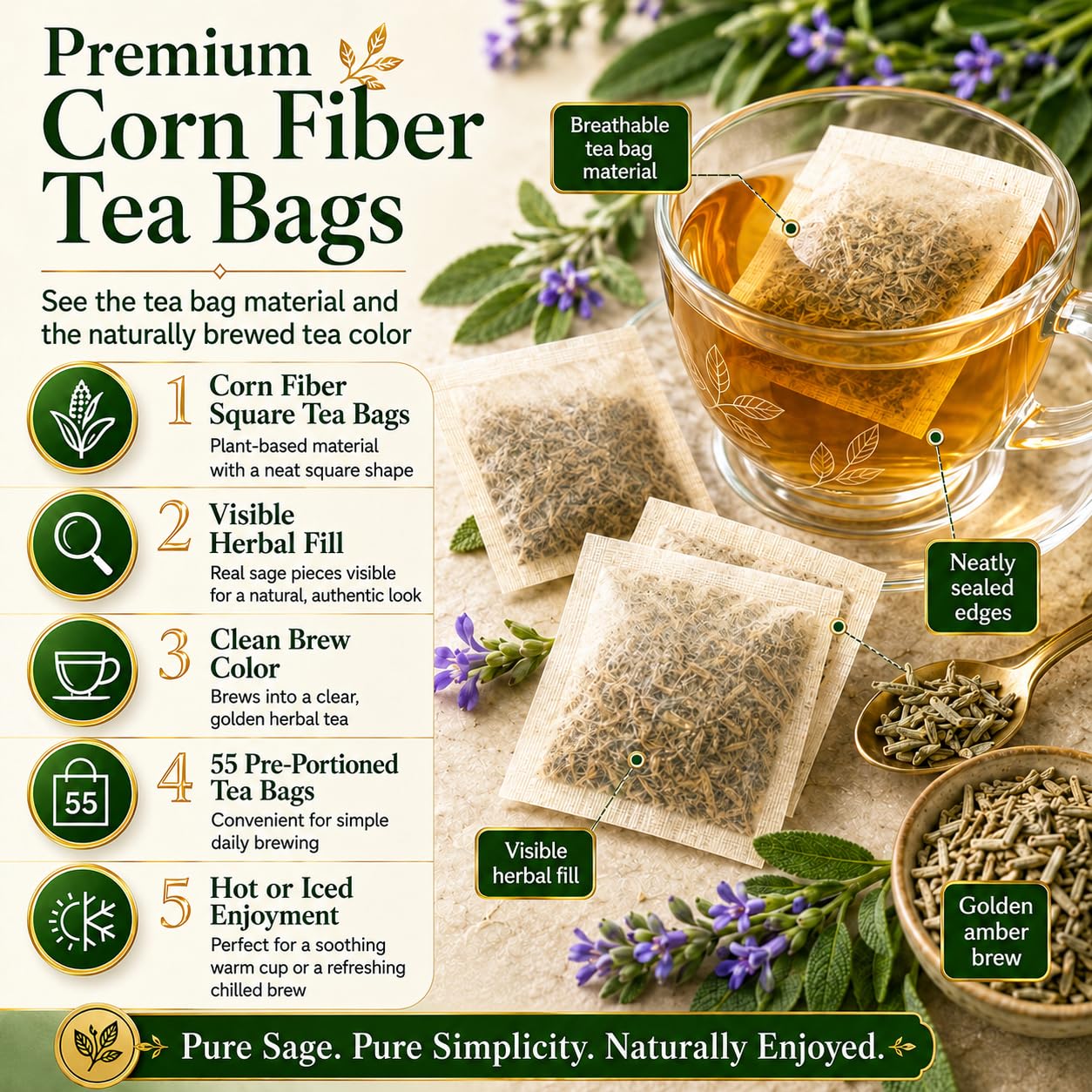 benefits of sage leaf tea