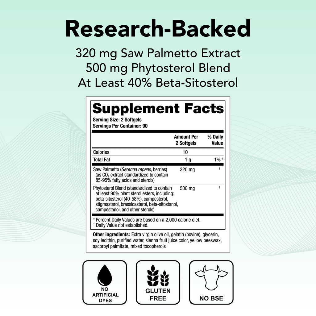 benefits of saw palmetto and beta-sitosterol
