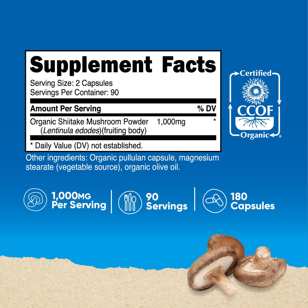 benefits of shiitake mushrooms for health