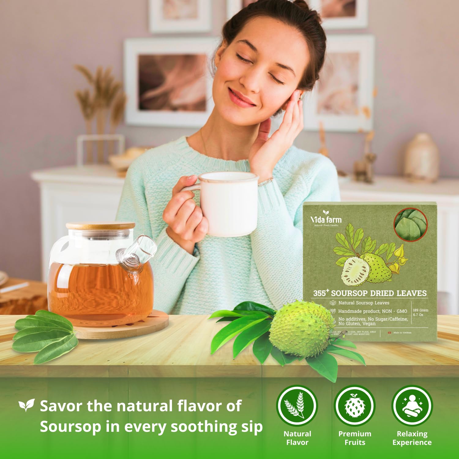 benefits of soursop tea