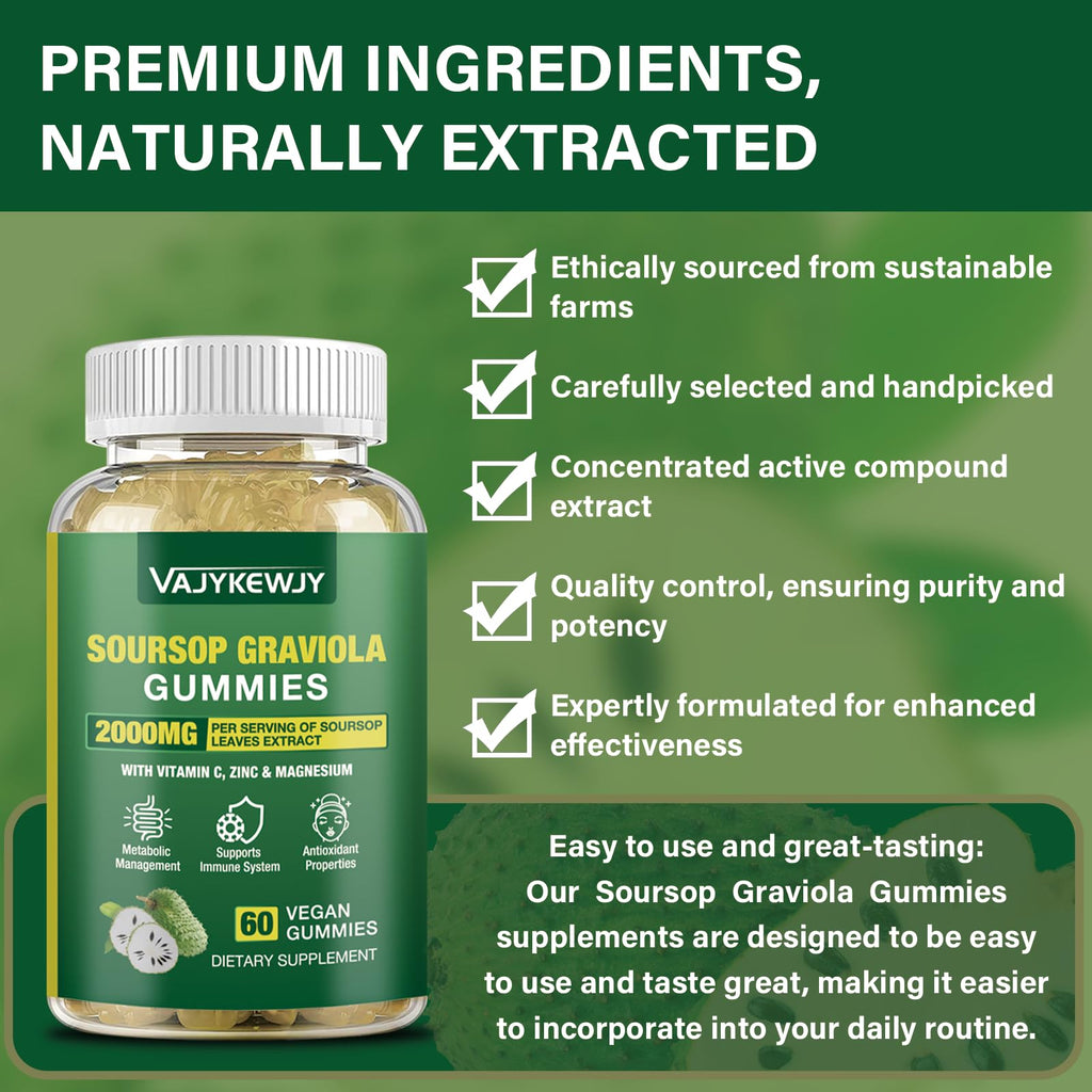 benefits of soursop vitamin c gummies