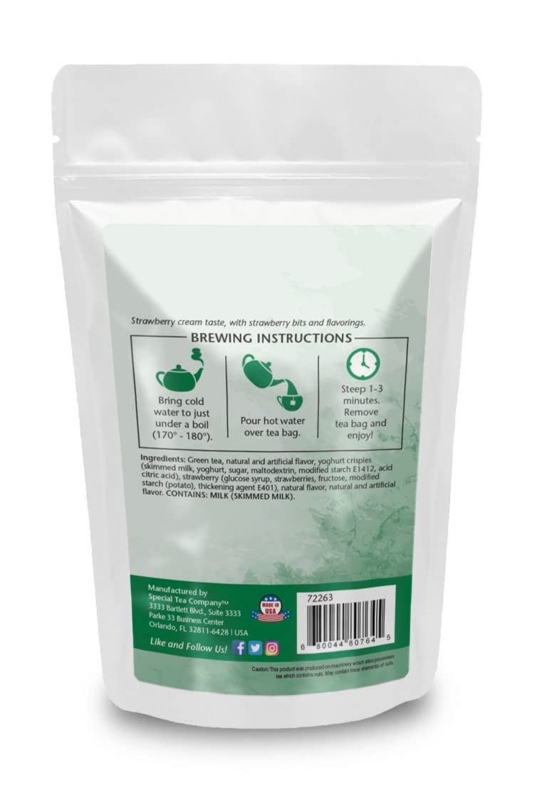 benefits of strawberry cream green tea