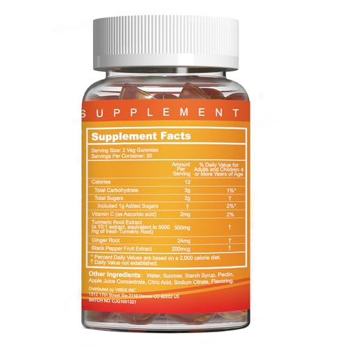 benefits of turmeric curcumin in gummies