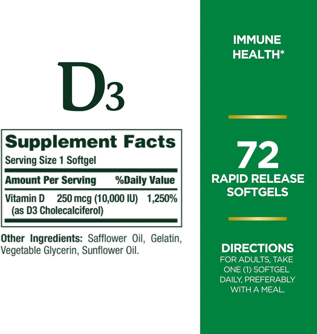benefits of vitamin D3 for immunity