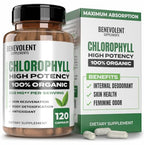 Benevolent chlorophyll capsules for detox
