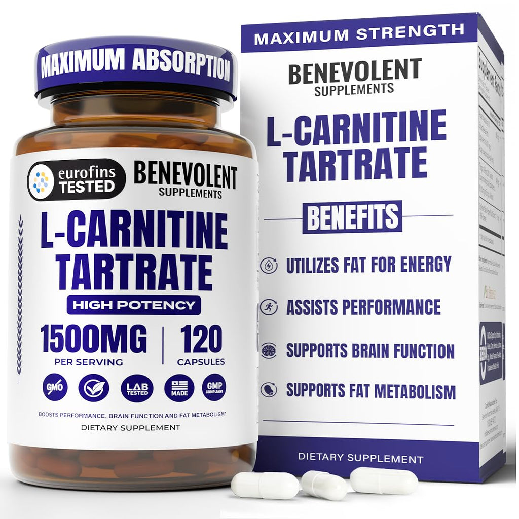 Benevolent L-Carnitine 1500 mg capsules