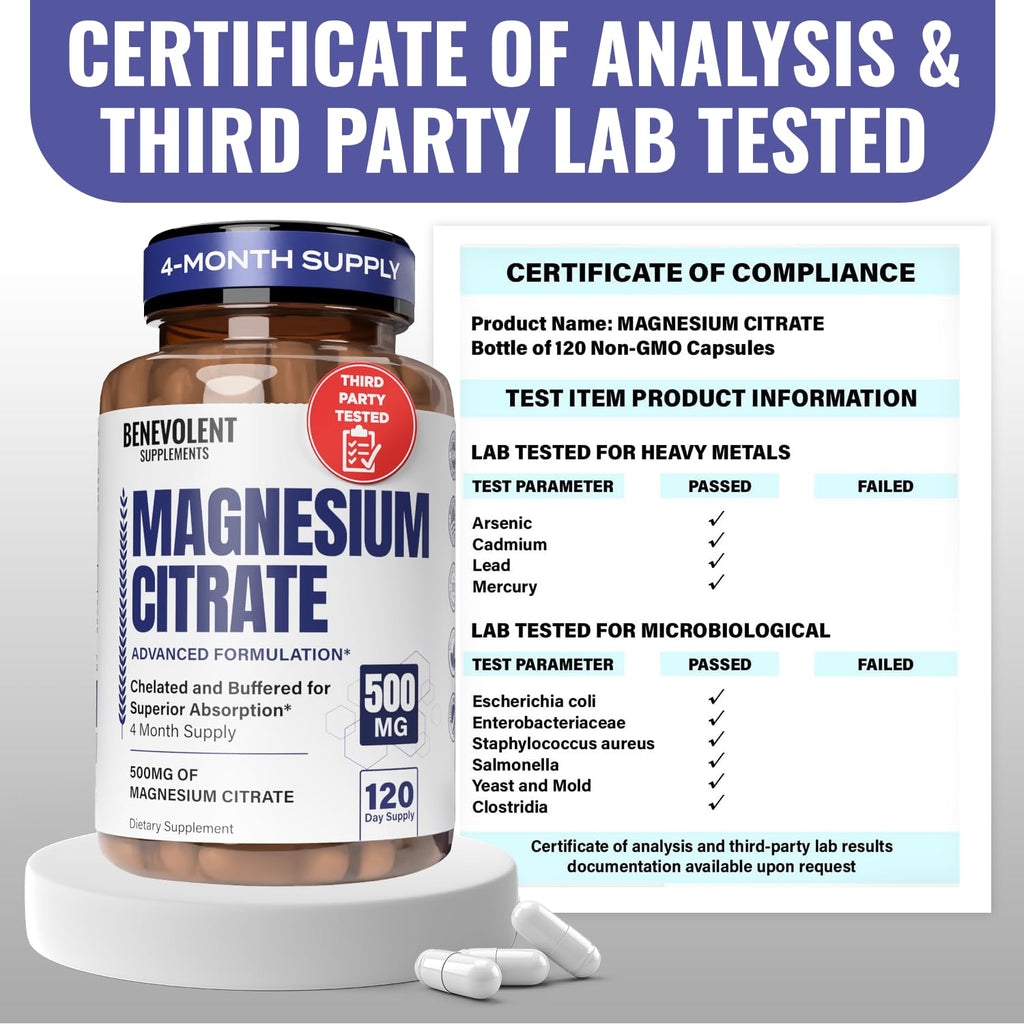 Benevolent magnesium for optimal absorption