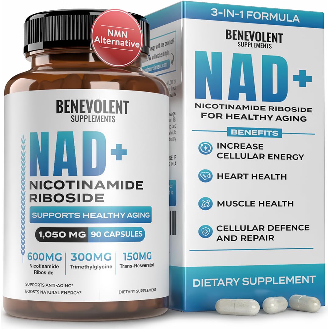 Benevolent NAD+ supplement for energy