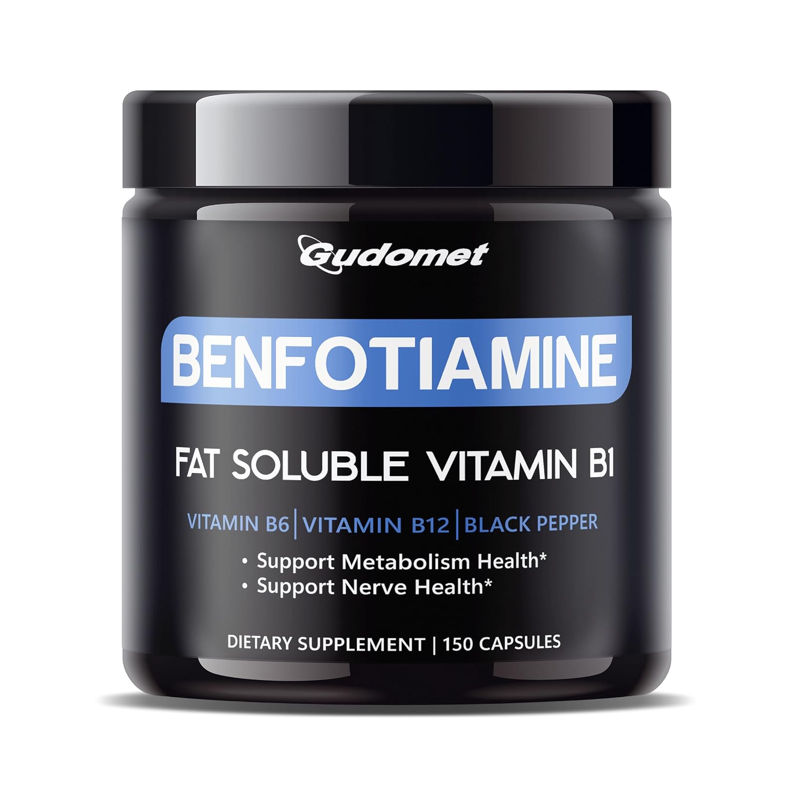 Benfotiamine 150 mg capsules for energy