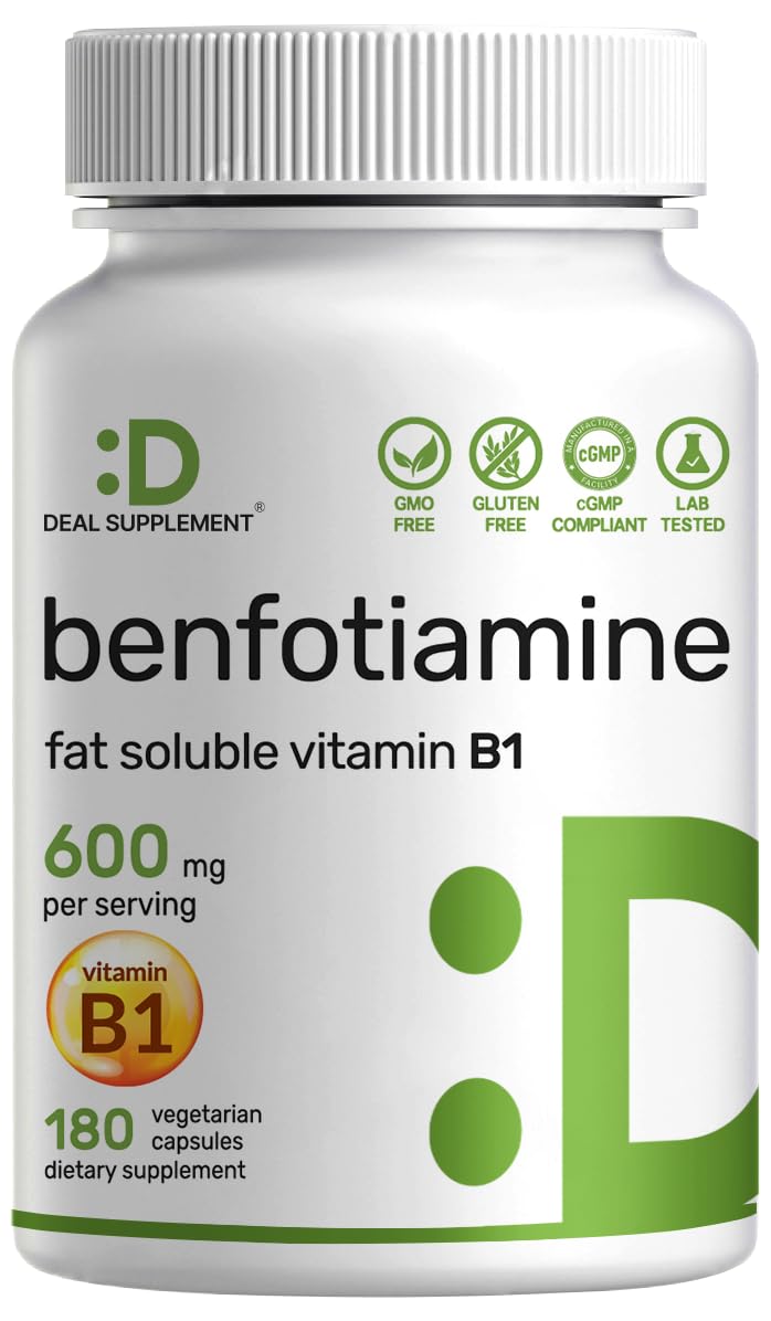 Benfotiamine 600 mg veggie capsules