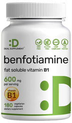 Benfotiamine 600 mg veggie capsules