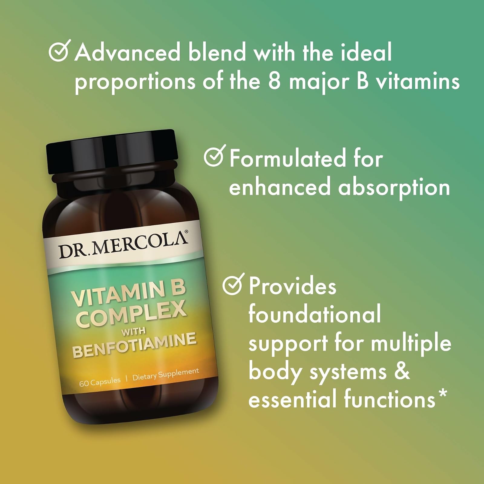 Benfotiamine enhanced vitamin B complex