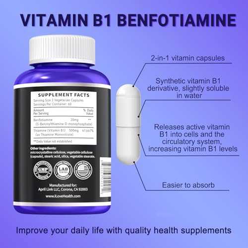 Benfotiamine for enhanced absorption