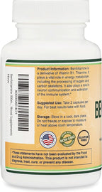 Benfotiamine for improved metabolism