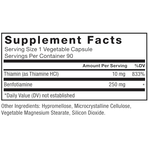 Benfotiamine Plus Thiamine health benefits