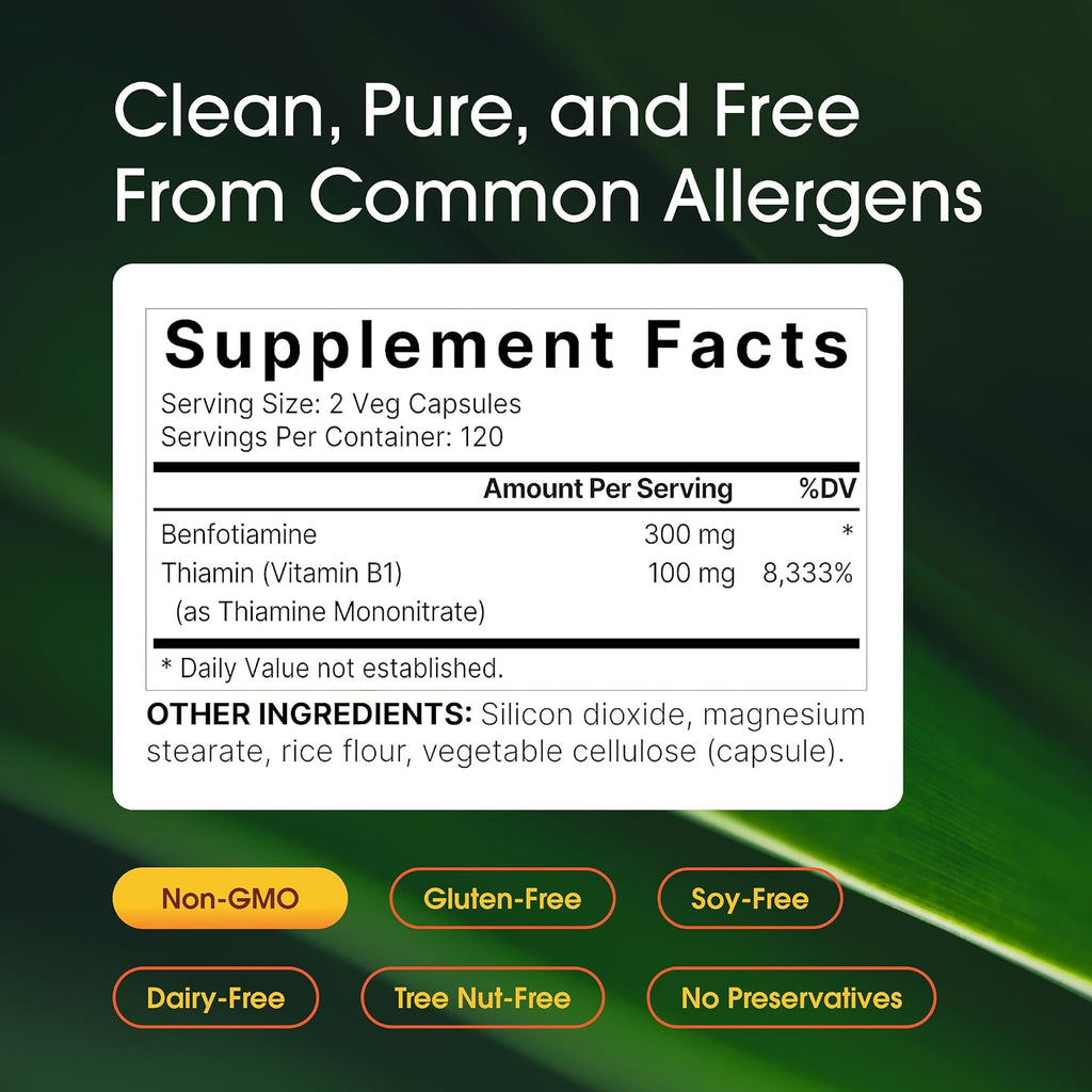 benfotiamine thiamine vitamin b benefits