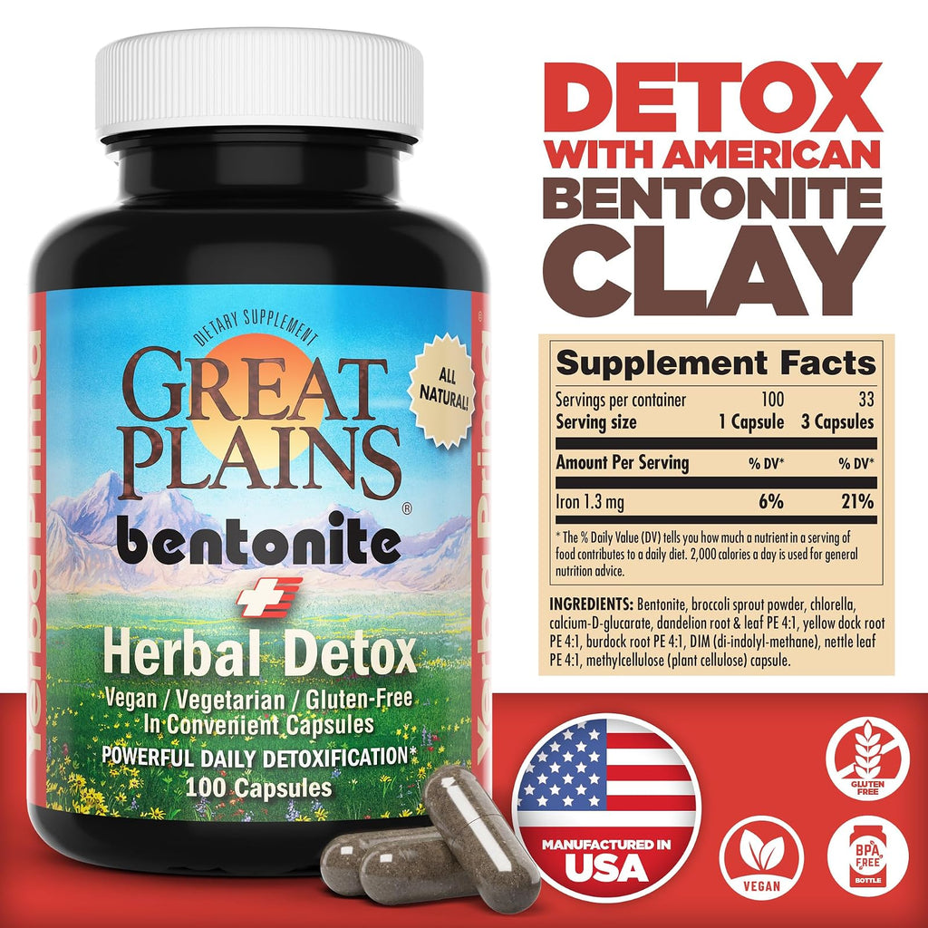 bentonite clay herbal supplement