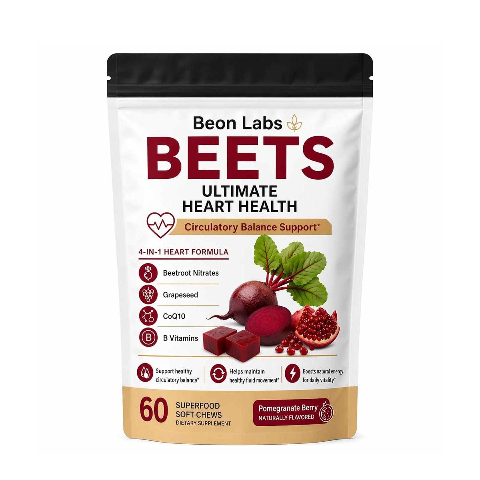 BeonLabs beet chews for energy