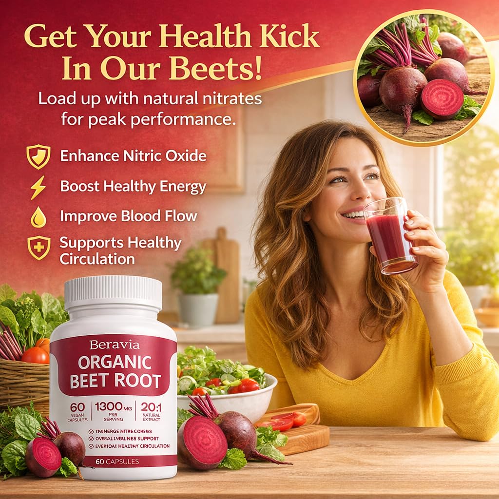Beravia beet root supplement for vitality