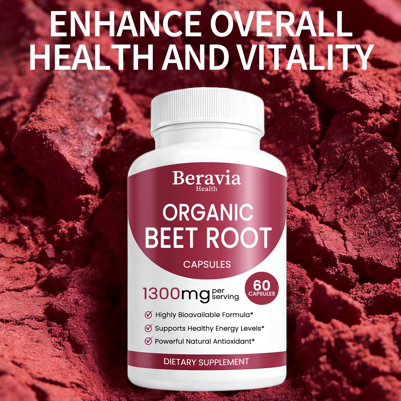 Beravia Health beet root endurance supplement