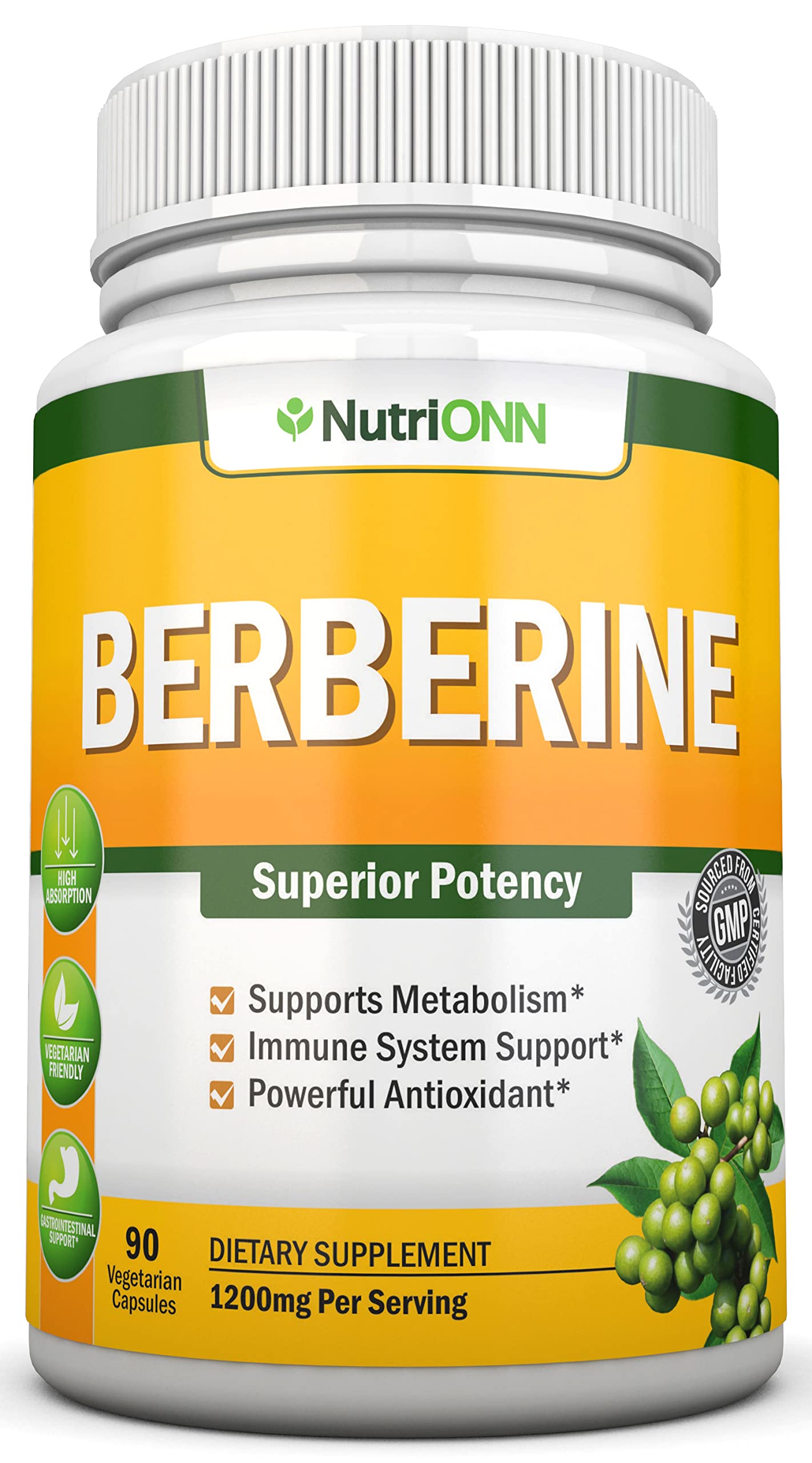 Berberine 1200mg immune health support