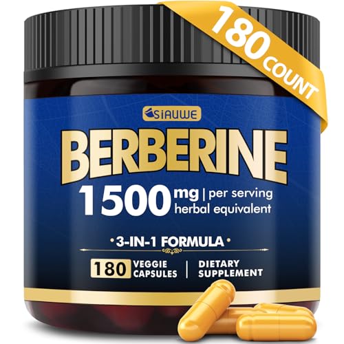 berberine 1500 mg health supplement