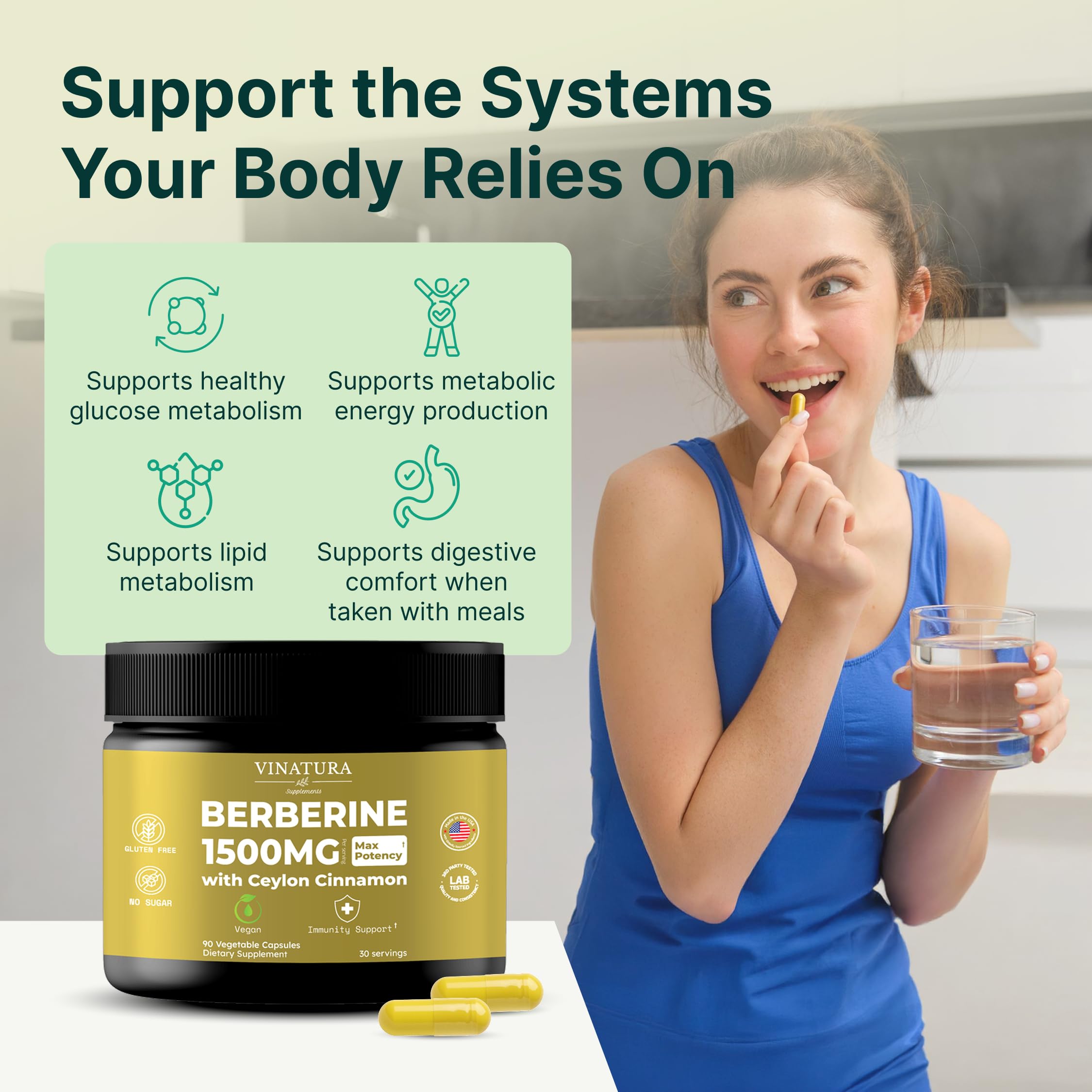 Berberine 1500mg for better wellness