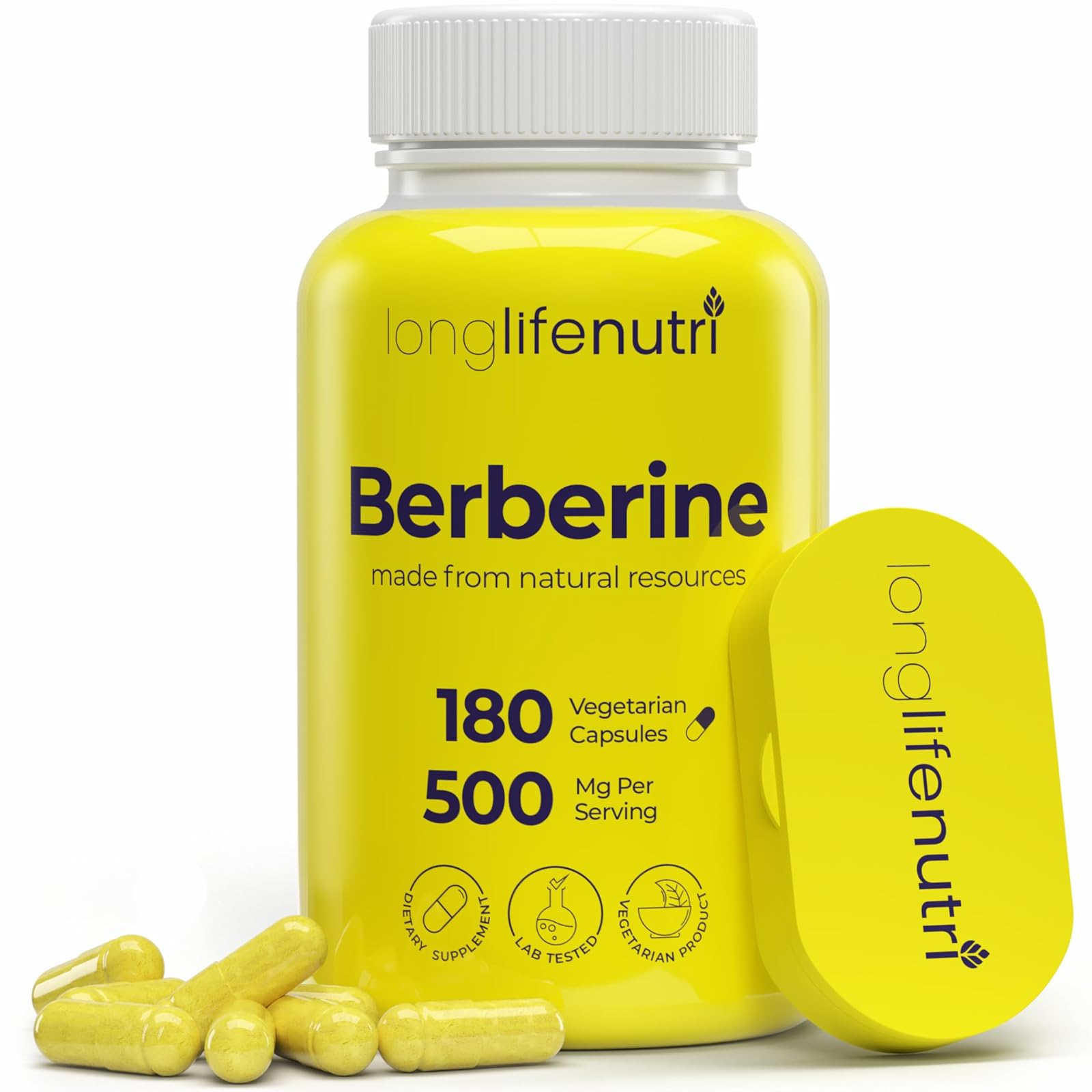 berberine 500 mg health supplement