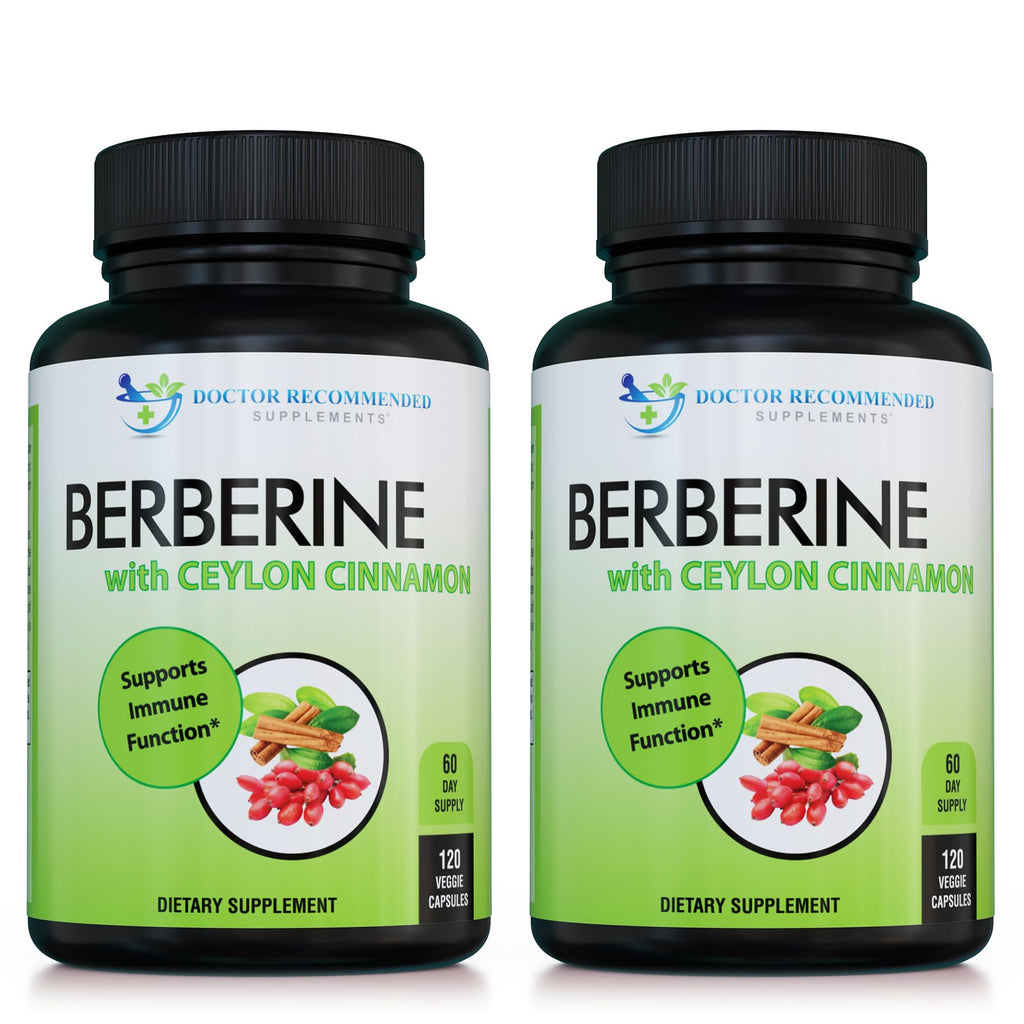 Berberine and Ceylon cinnamon capsules