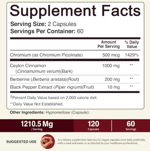 berberine and chromium health benefits