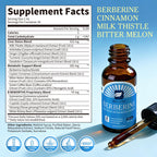 Berberine and cinnamon liquid formula