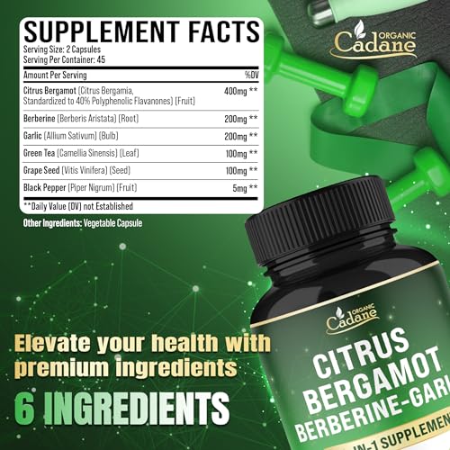 Berberine and garlic capsules