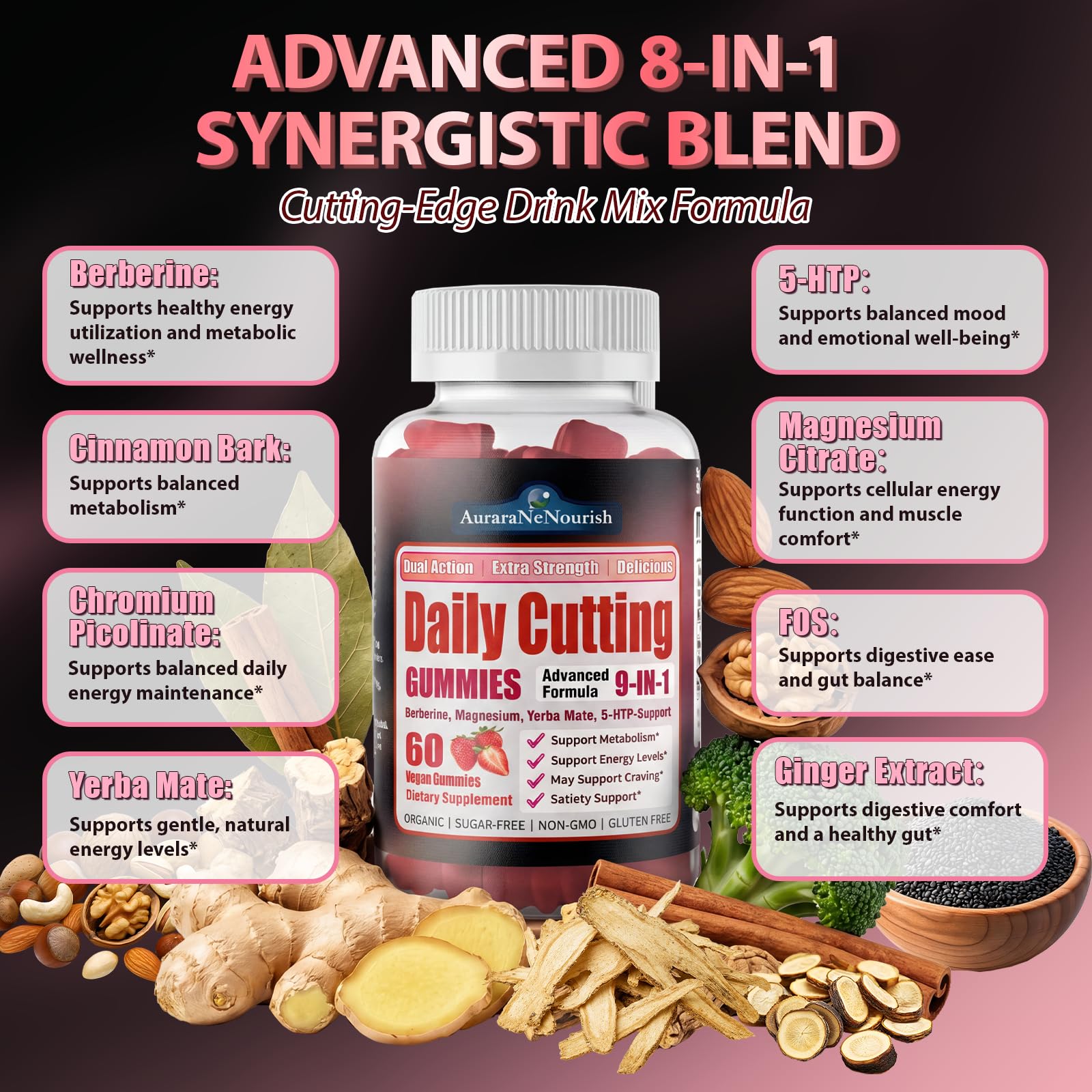 Berberine and yerba mate multivitamins