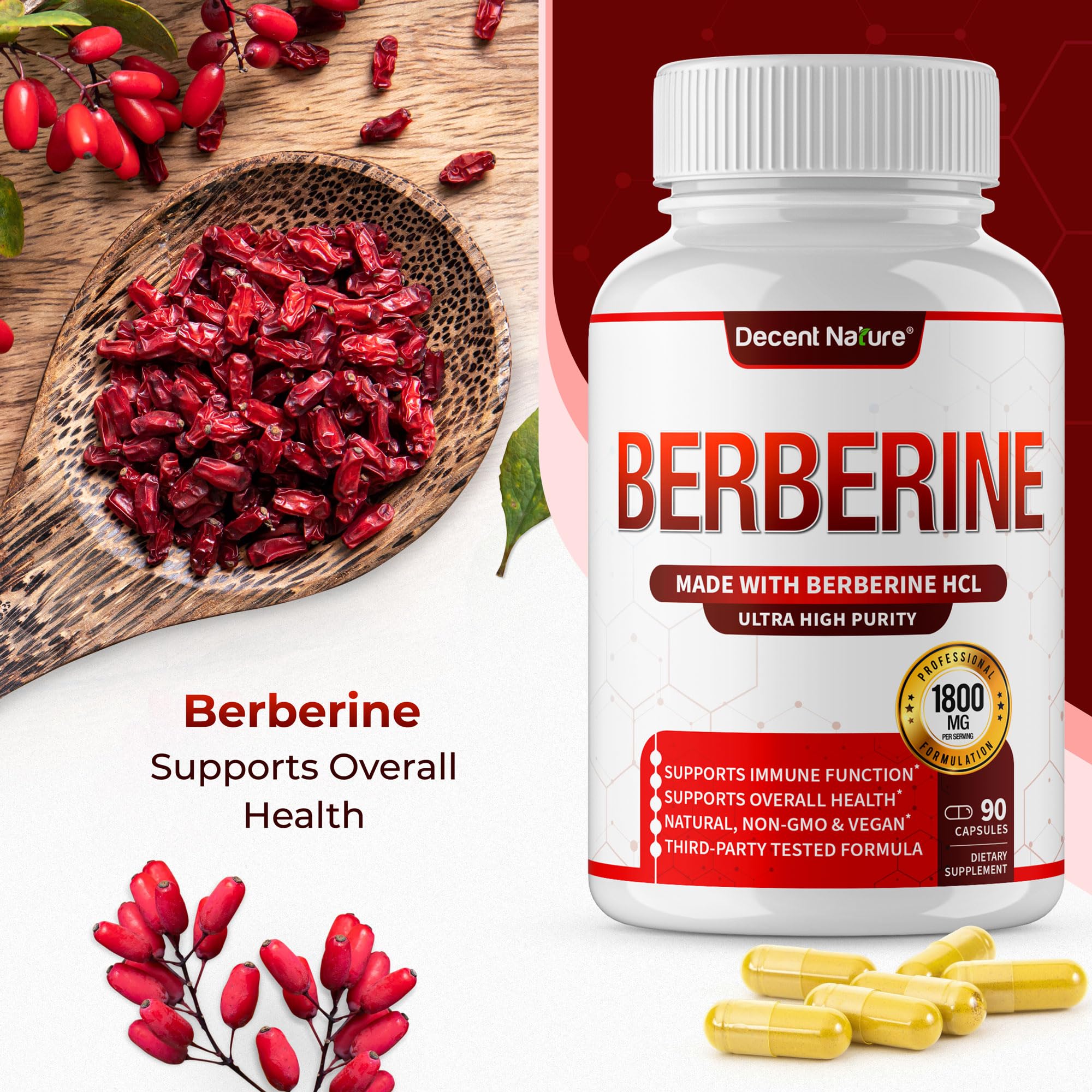 Berberine Capsules for Daily Health Boost