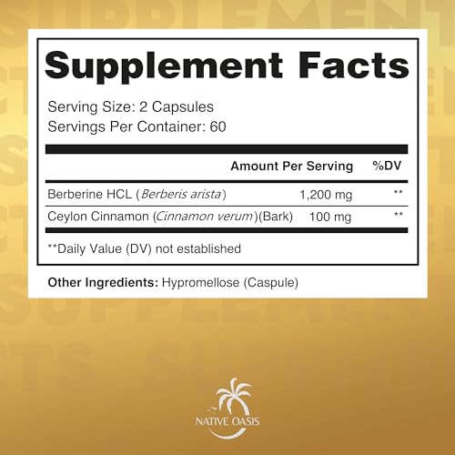 Berberine capsules for daily use