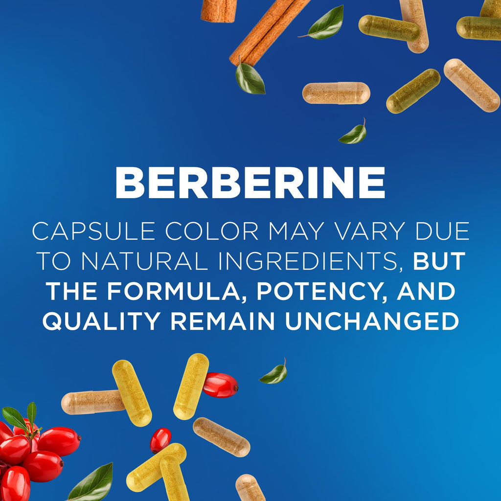 Berberine capsules for digestive wellness