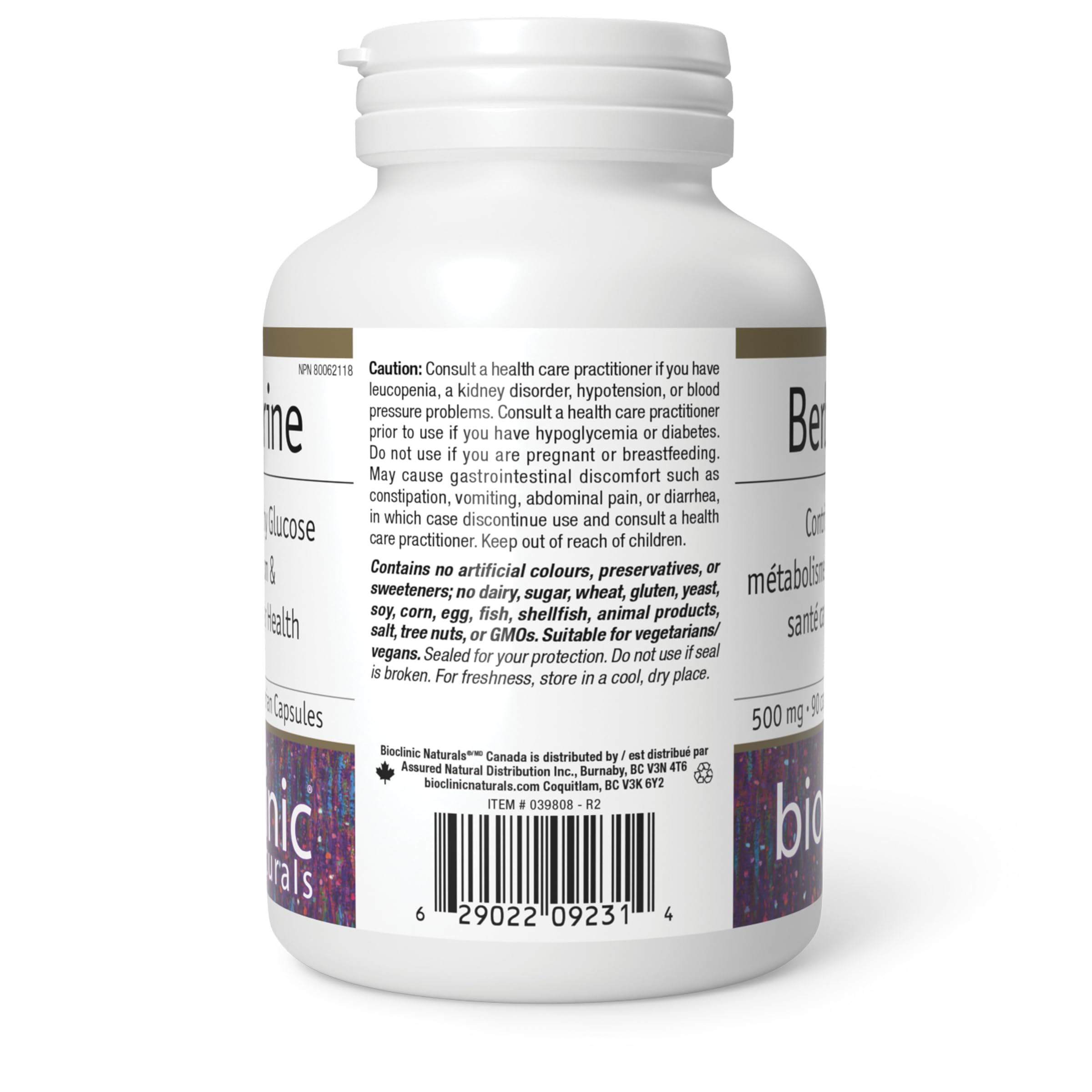 Berberine capsules for heart health